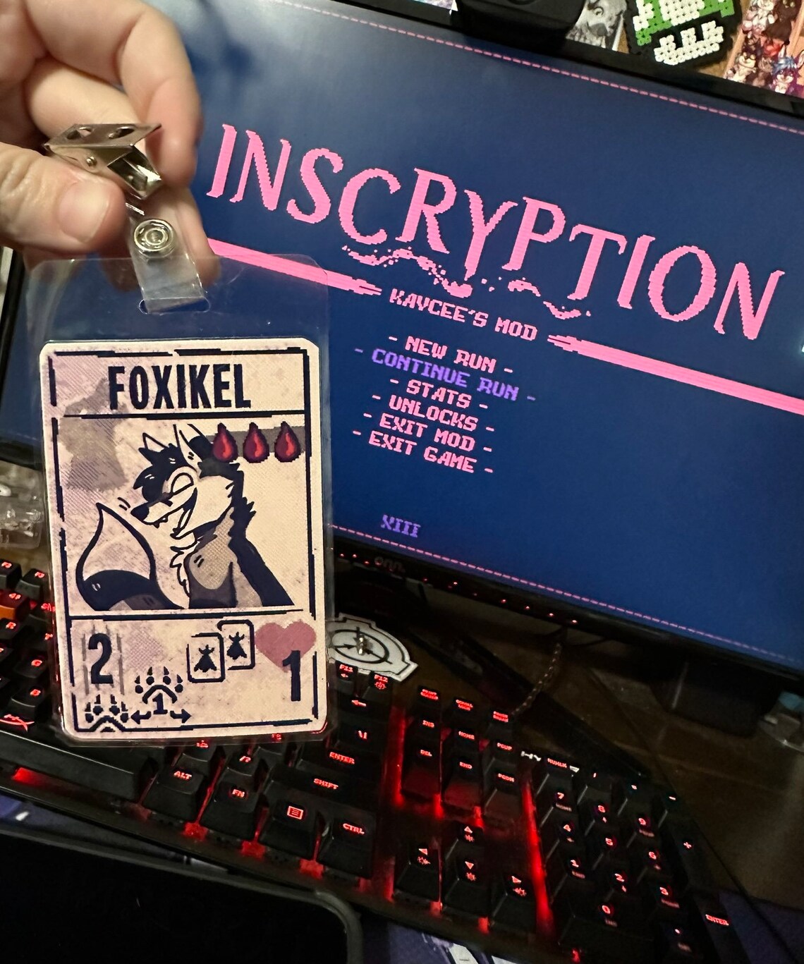 Custom Inscyption Inspired Card Badge - Etsy