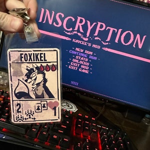 Custom Inscyption Inspired Card Badge - Etsy