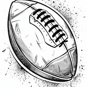 American Football Coloring Pages Printable Sports Activity for Kids and ...