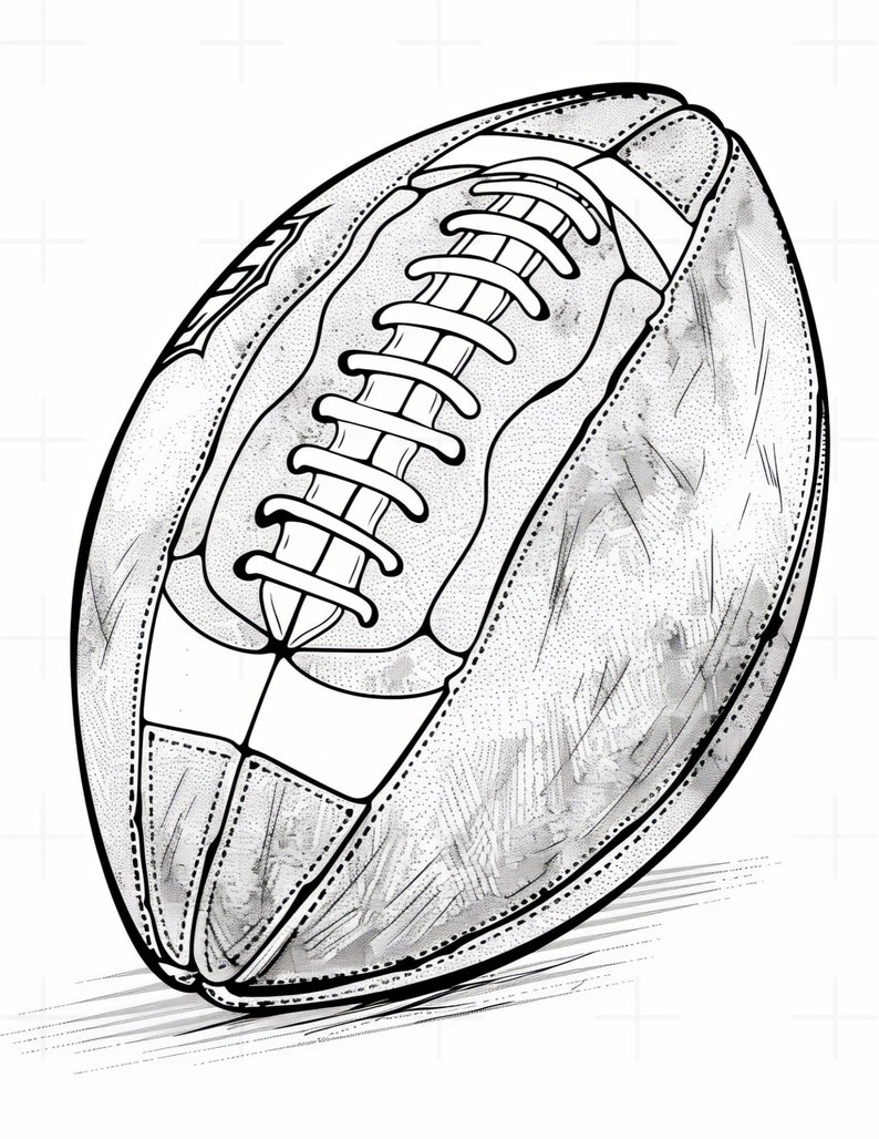 American Football Coloring Pages Printable Sports Activity for Kids and ...
