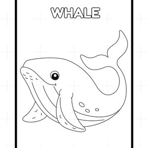 Under the Sea: Printable Ocean Animals Coloring Pages Whale, Fish ...