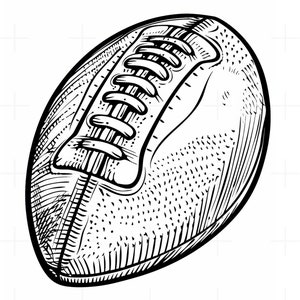 American Football Coloring Pages Printable Sports Activity for Kids and ...
