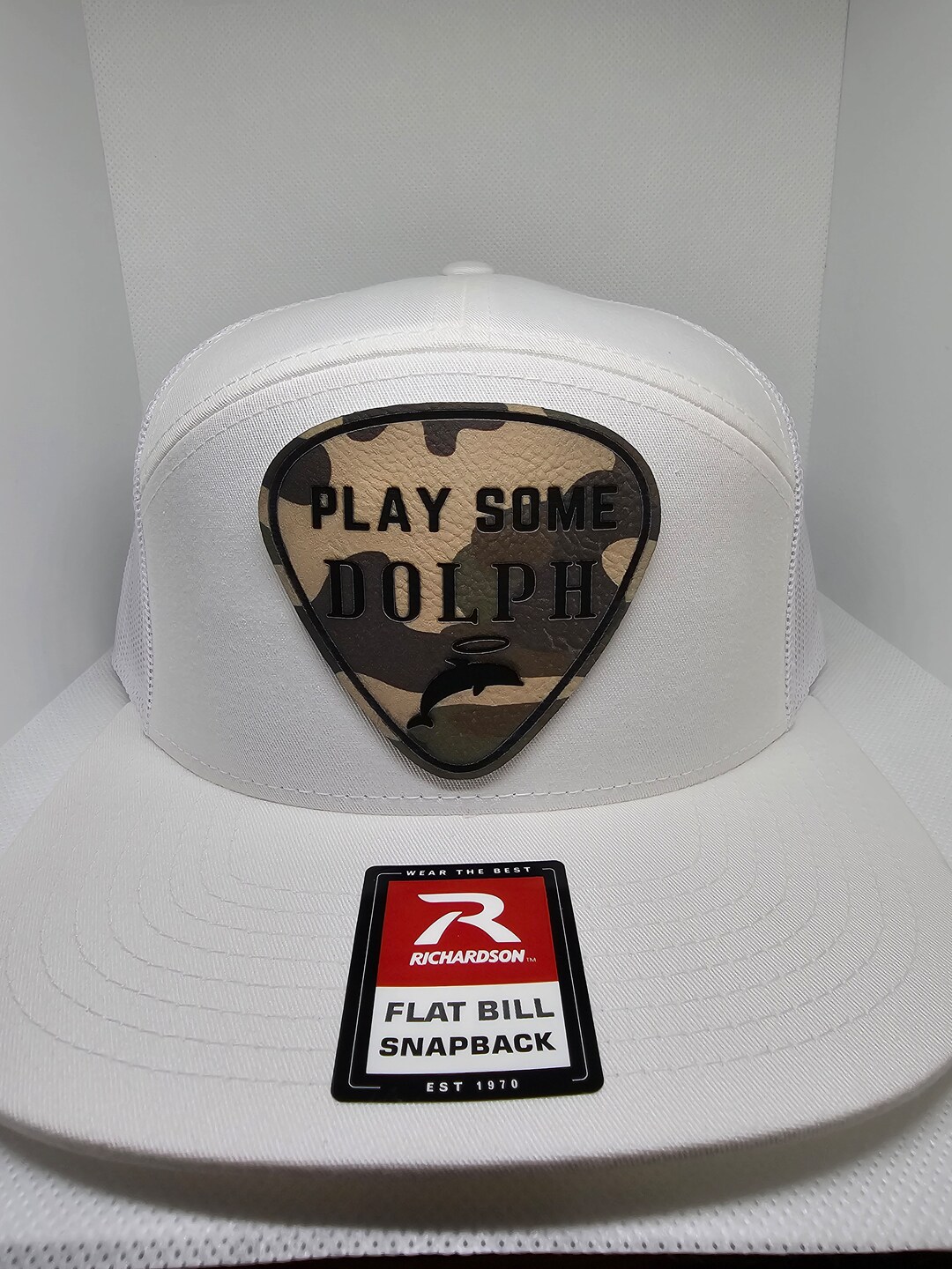 Play Some Dolph Camo Leatherette Patch on Richardson 112 or 168 - Etsy