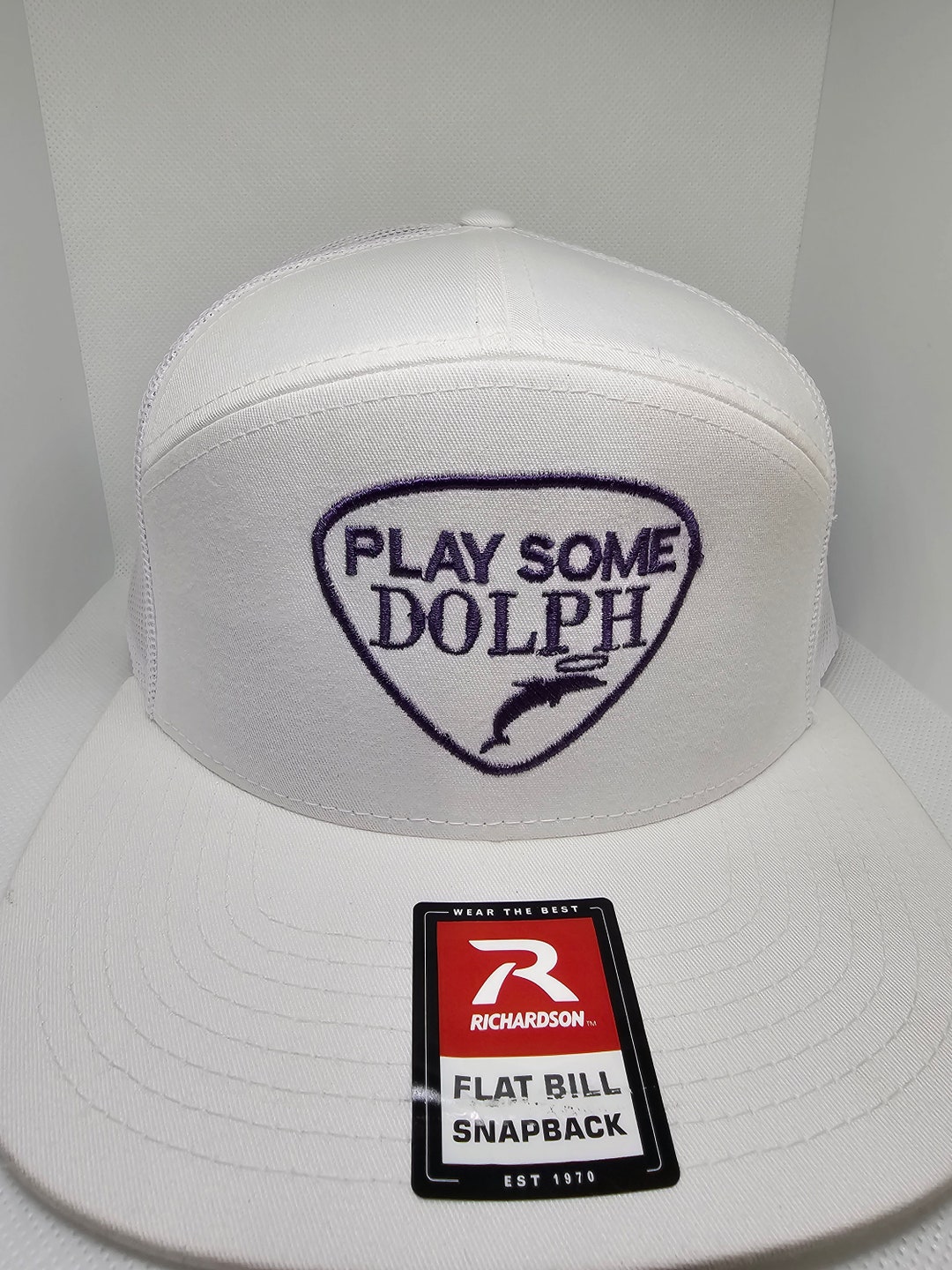 Embroidered Play Some Dolph in Purple Stitching on Richardson 112 or ...