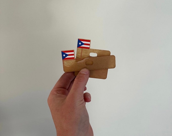 Puerto Rico Flag Badge Topper | Nurse Gift - Etsy