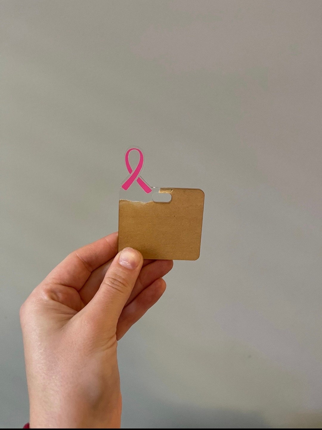 Pink Cancer Ribbon Badge Topper | Nurse Gift - Etsy