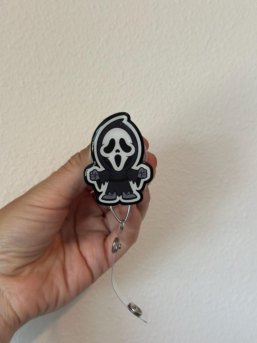 Ghost Full Body Badge Reel - Etsy