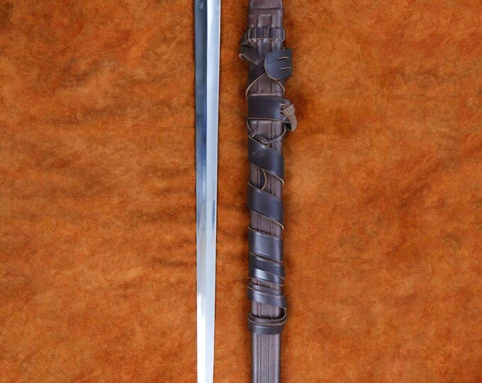 Real Handmade Custom Doge Medieval Full Tang Sword Steel D2 With ...