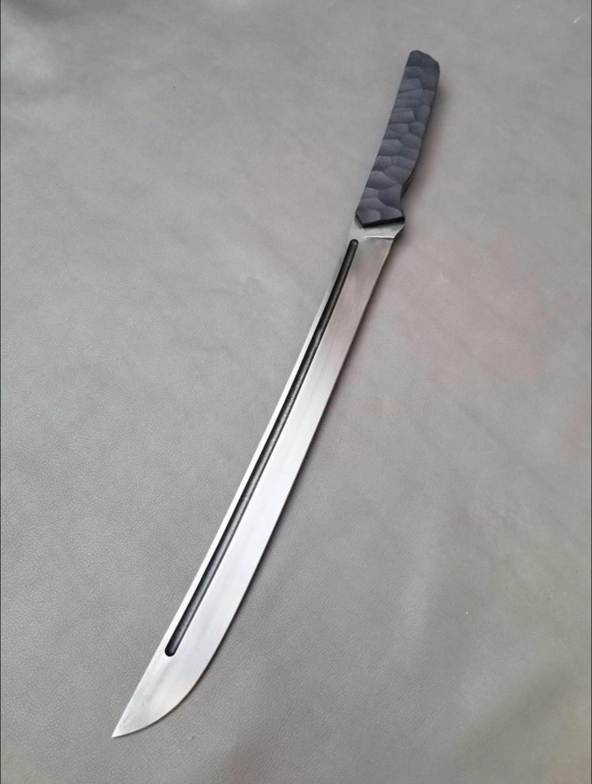 Handmade Tanto, Ninja Sword D2 Tool Steel 30inches With Leather Sheath ...