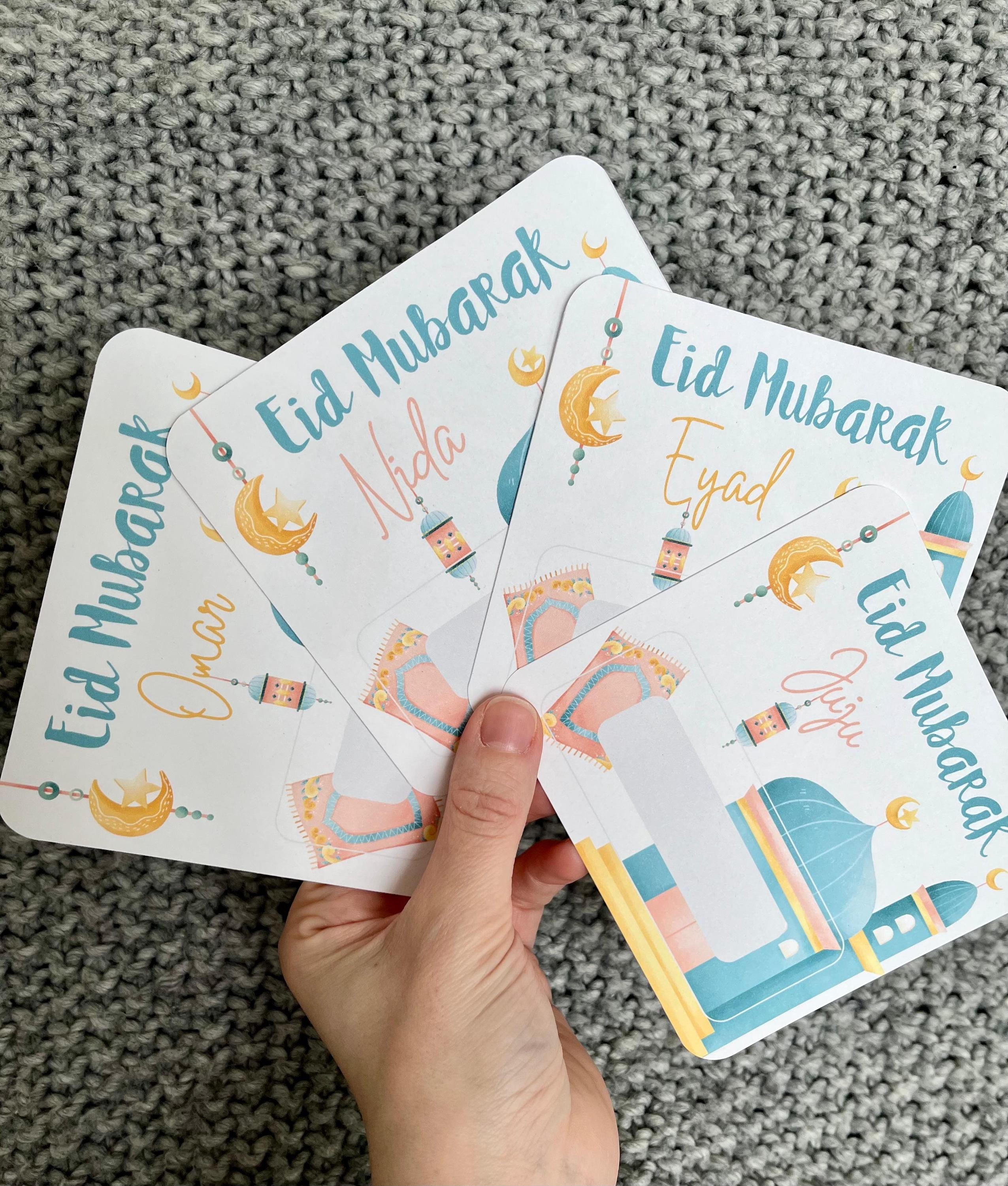 Customized Eid Money Cards | Eidi Cash Holder | Eid Money Holder | Eid ...