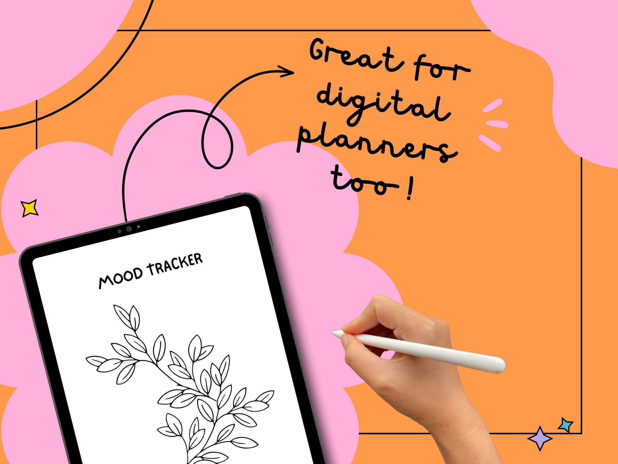 Mood Tracker for Kids With LEAVES Monthly Printable PDF Templates ...