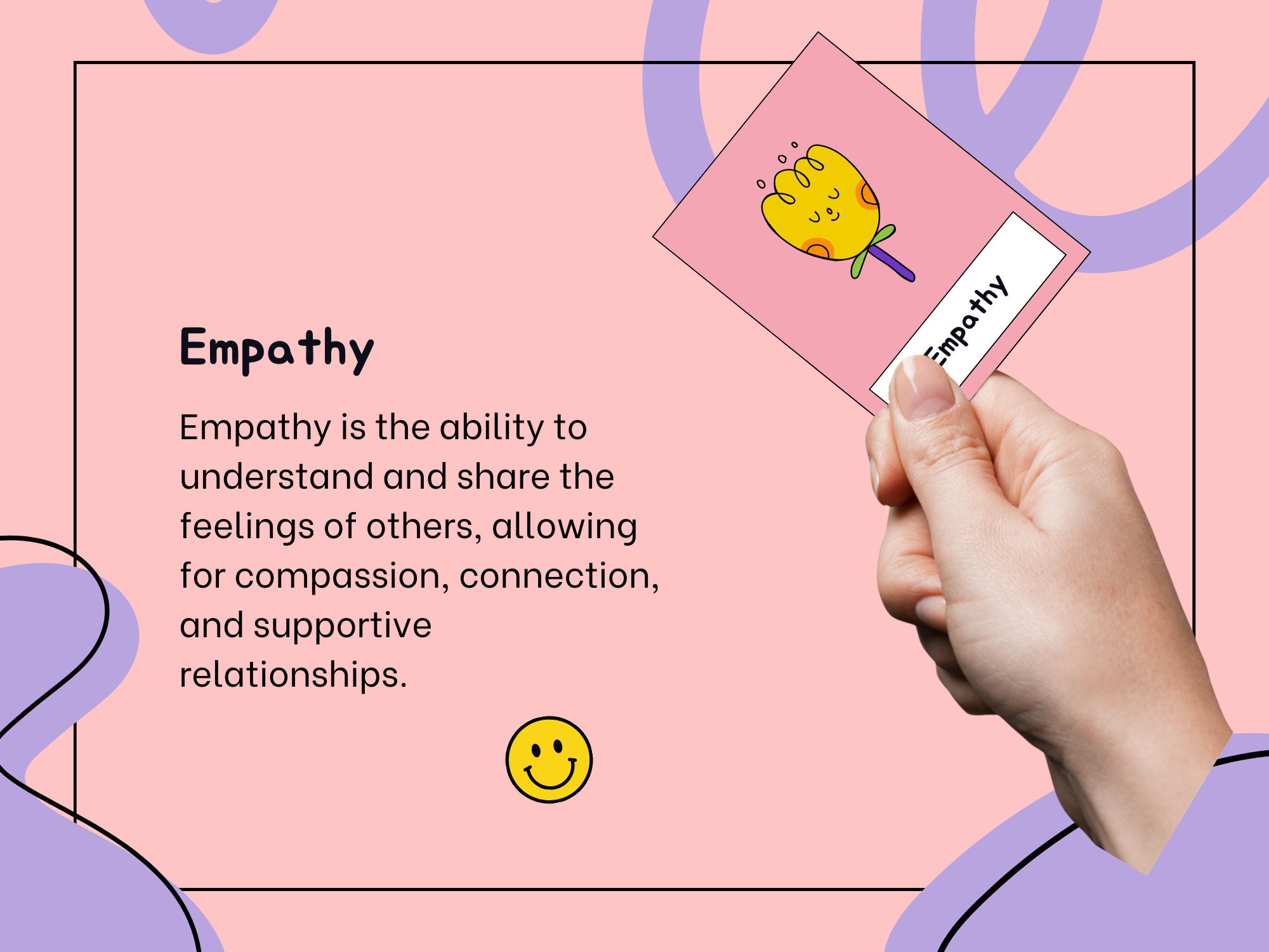 Empathy Affirmation Cards for Kids, Positive Mindset, Compassion ...