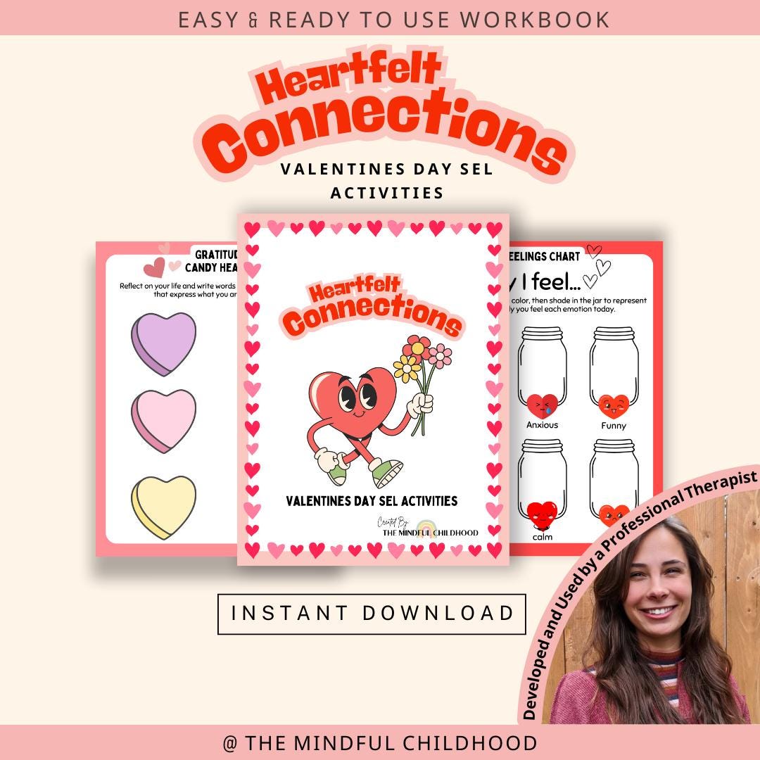 Valentine's Day SEL Activities: Kids Emotion Worksheets (PDF Download ...