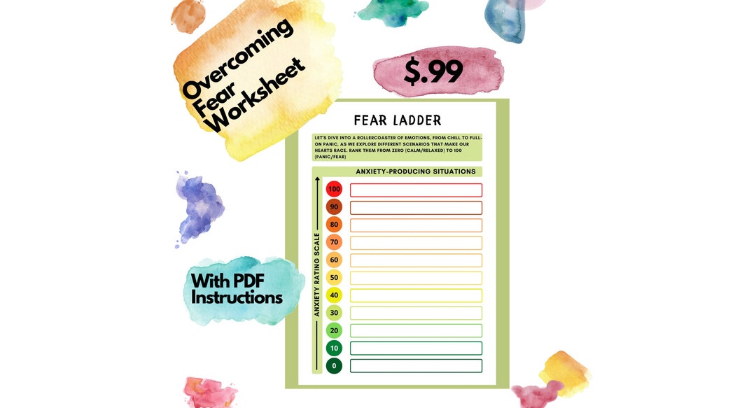 Overcoming Fear: Fear Ladder - Etsy