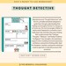Thought Detective Worksheet: Kids CBT Therapy Tool (PDF Pattern) - Etsy