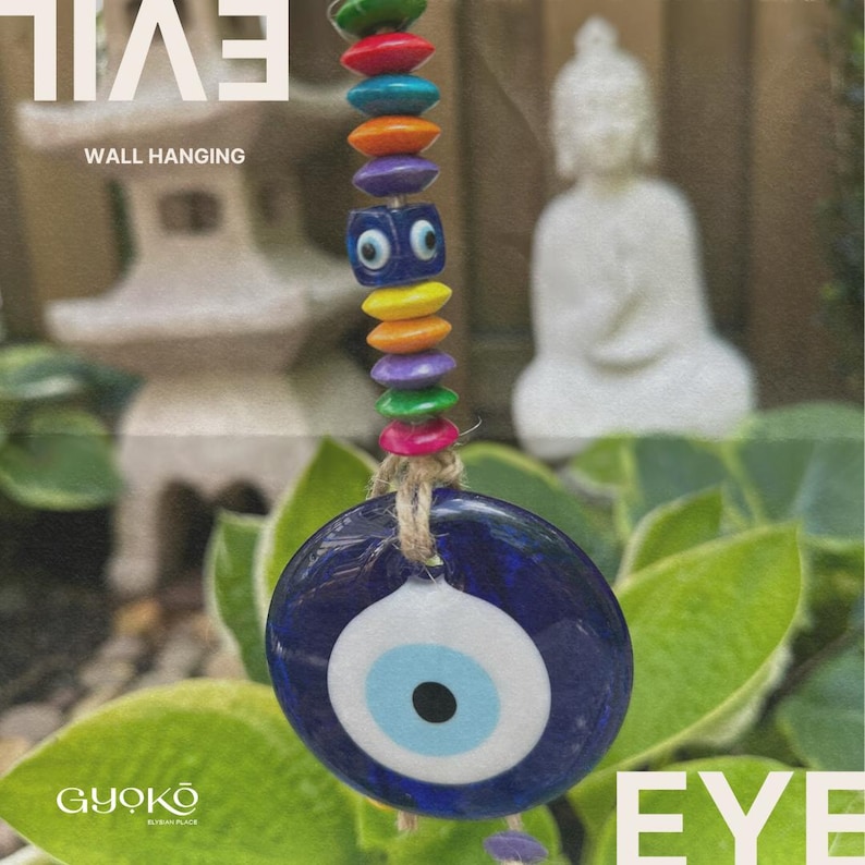 Evil Eye Wall Hanging | Home Protection Charm & Decoration - Etsy