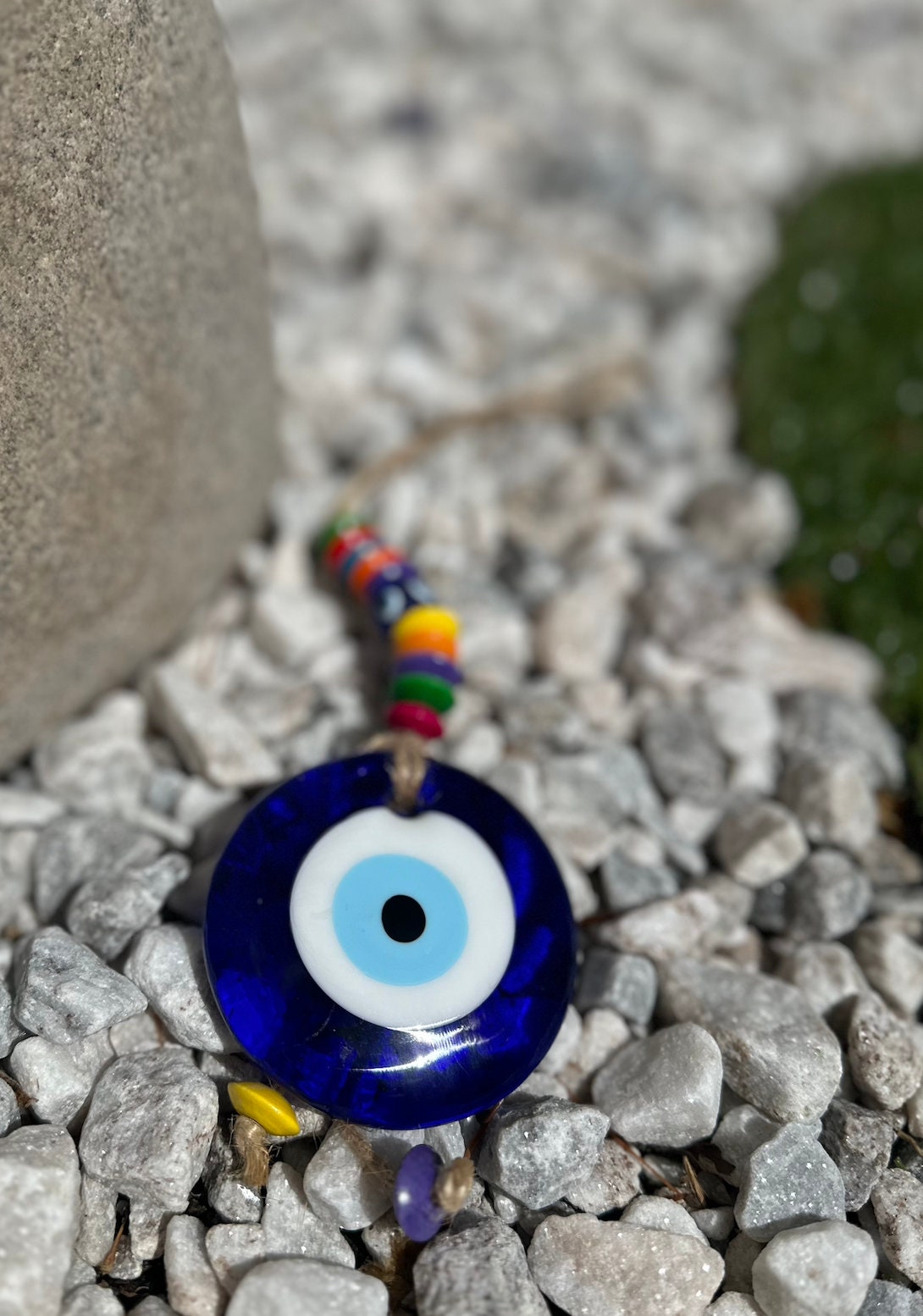 Evil Eye Wall Hanging | Home Protection Charm & Decoration - Etsy