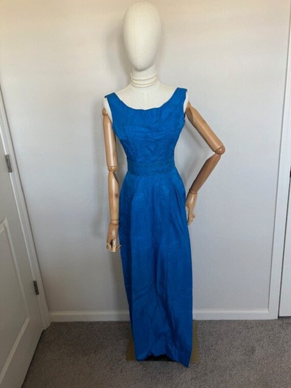 Vintage Formal Gown with removable Train - Gem