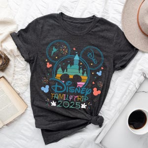 Custom Name Disney Family Trip 2025 Shirt, Mickey and Minnie Shirts, Disneyland Shirt, Disney ...