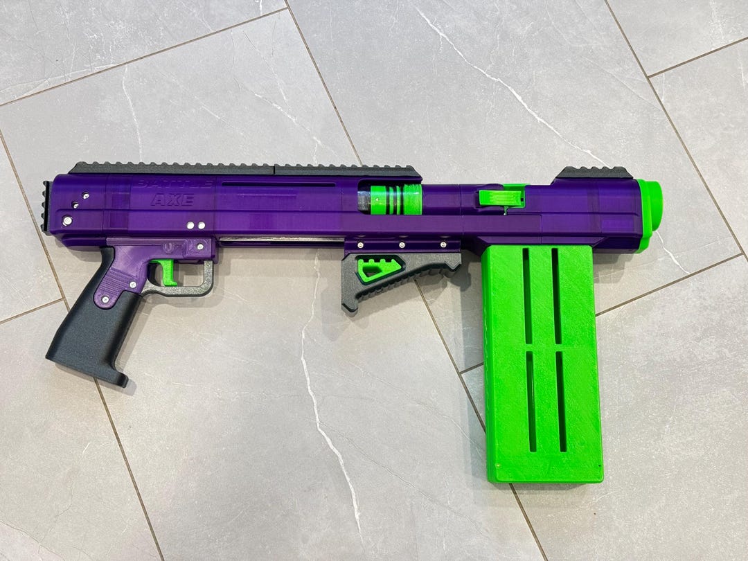 Battle Axe Shell Ejecting Nerf Shotgun Blaster Springer From Sillybutts - Etsy Canada