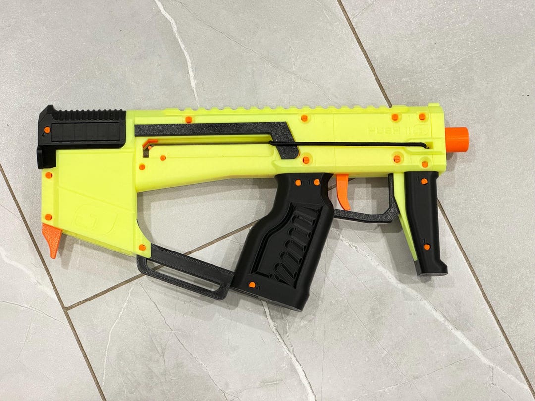 Hush II (hush 2) Stringer Nerf Blaster by Leedle Dynamics - Etsy