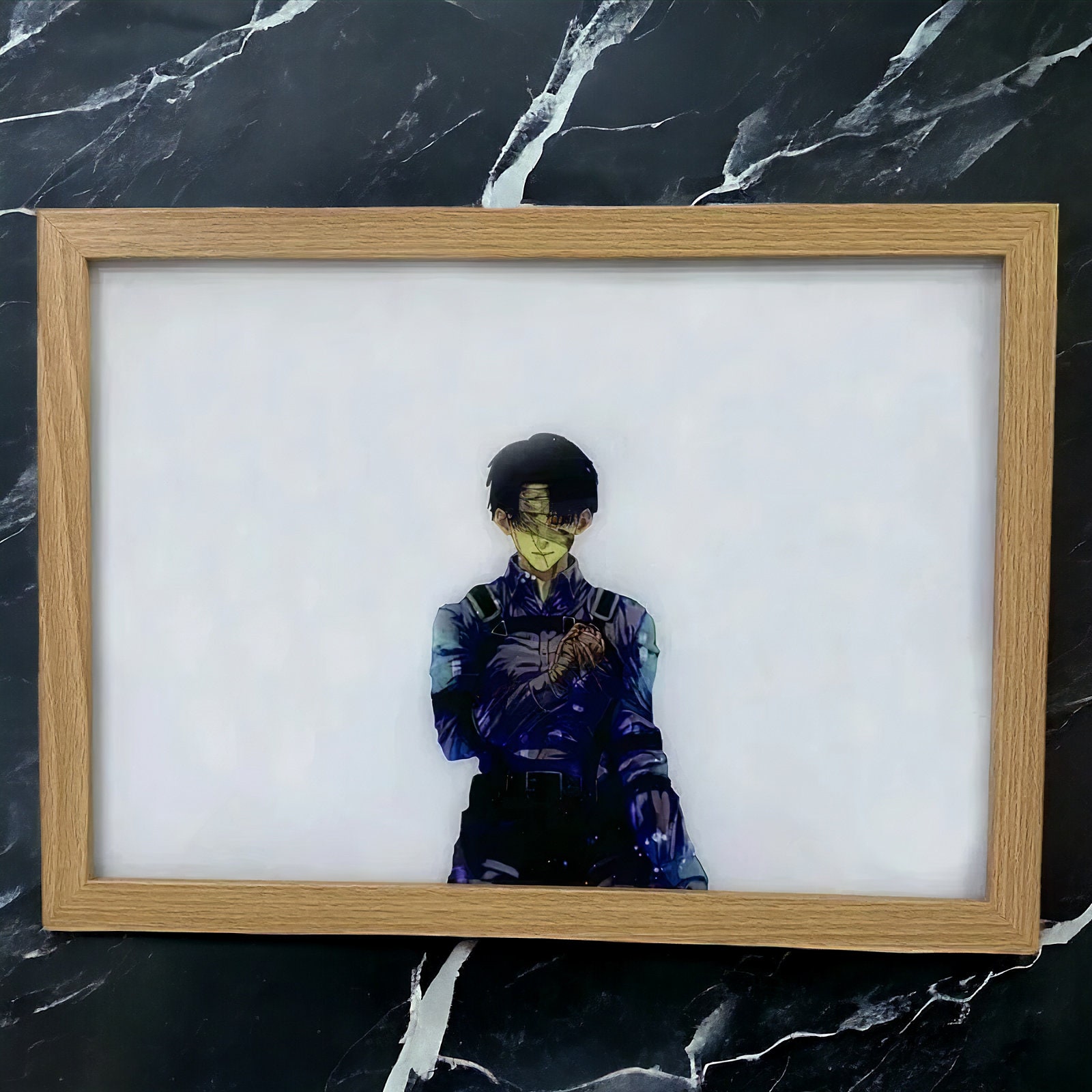 Handmade Anime LED Photo Personalised Wall Art Frame Light ...