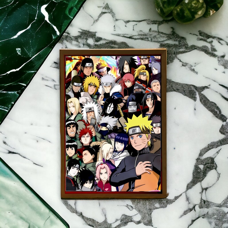 Handmade Anime Naruto Glow-up LED Photo, Customisable Art Frame Light ...