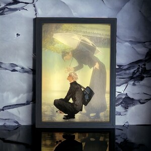 Handmade Anime JJK LED Photo, Customisable Art Frame Light ...