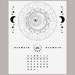 Printable Astronomy Calendar for Cosmic Adventures, 2024 Printable ...
