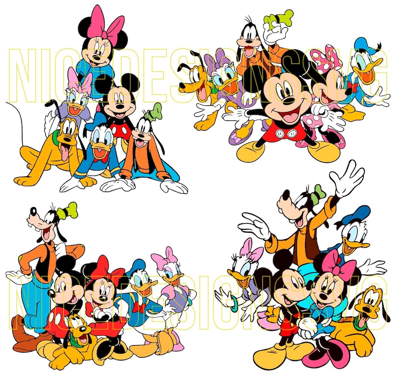 Mouse Squad Svg Png Bundle, Mouse Friends Svg, Mouse Family Svg, Family ...
