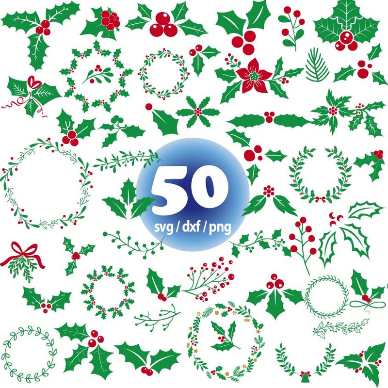 Cricut Holly Leaf - Etsy