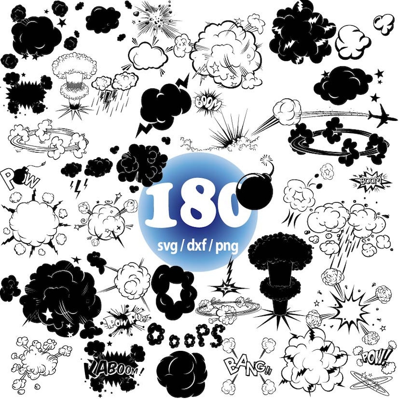 Cartoon Explosion Svg, Cartoon Explosion Clipart, Cartoon Explosion Svg ...