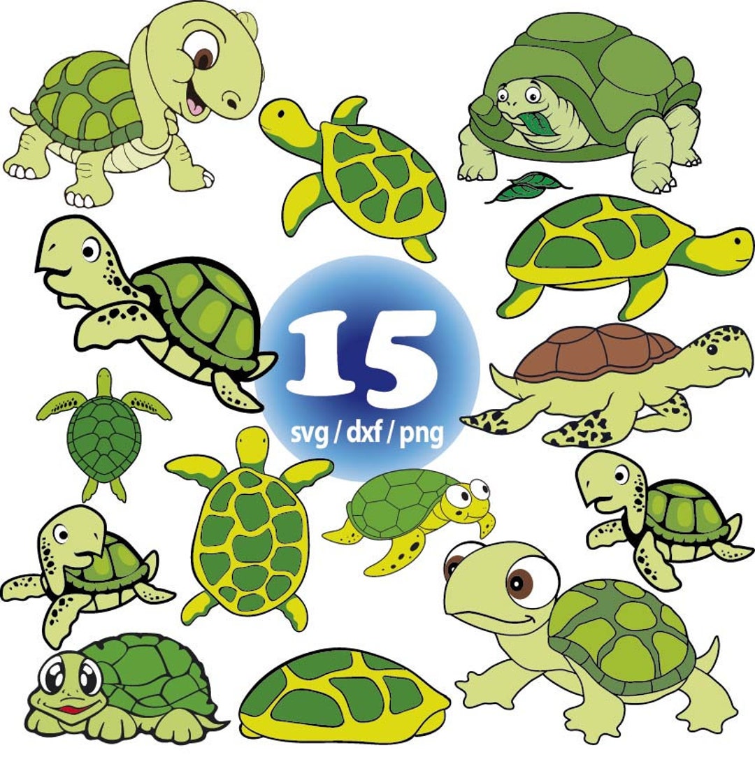 Turtle Svg Bundle, Sea Turtle Svg, Baby Turtle Svg, Ocean Turtle Svg ...