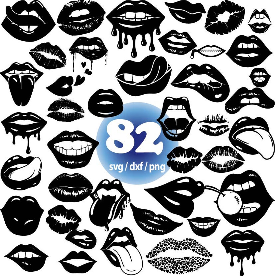 Lips Svg Bundle, Lips Svg, Red Lips Svg, Kiss Svg, American Lips Svg ...