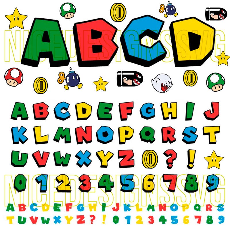 Super Mario Heros - Etsy