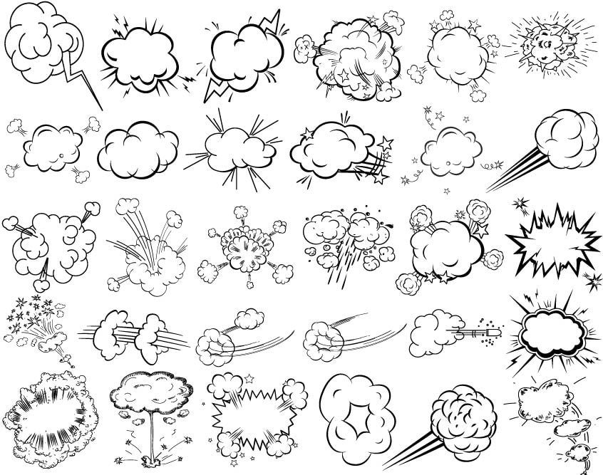 Cartoon Explosion Svg, Cartoon Explosion Clipart, Cartoon Explosion Svg ...