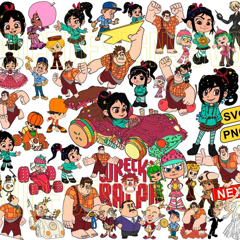 Wreck It Ralph Svg - Etsy