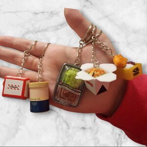 Mini Food Keychains Mini Brand Keychain Gag Gift Knick Knack Pizza Hut ...