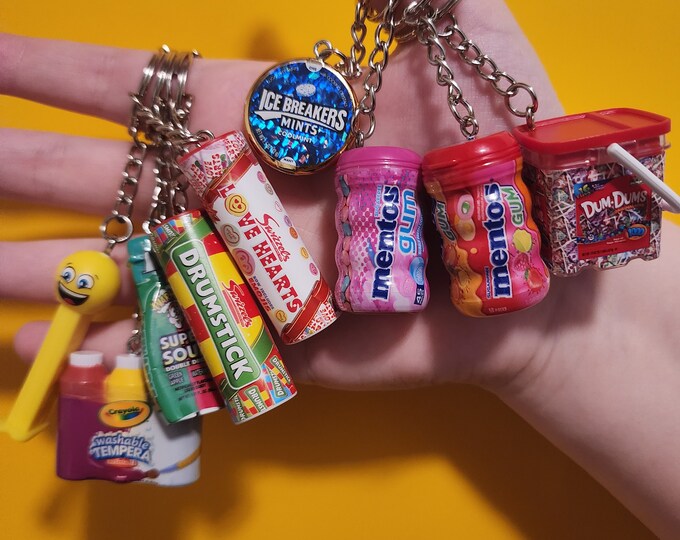Mini FOOD Keychains - Etsy