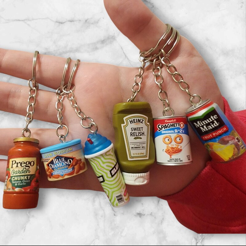 Food Keychain - Etsy