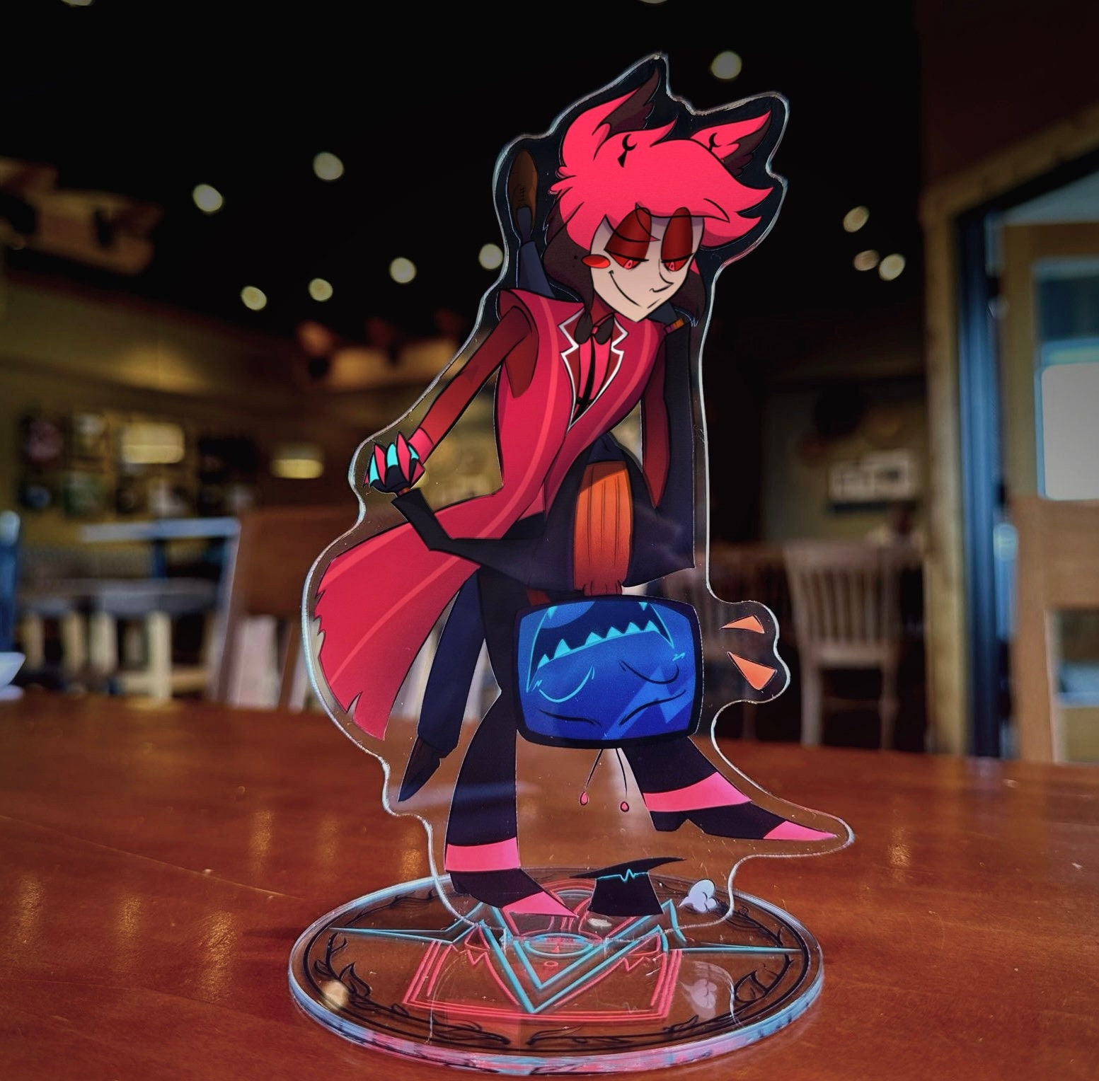 Alastor and Vox Dancing Acrylic Standee - Etsy