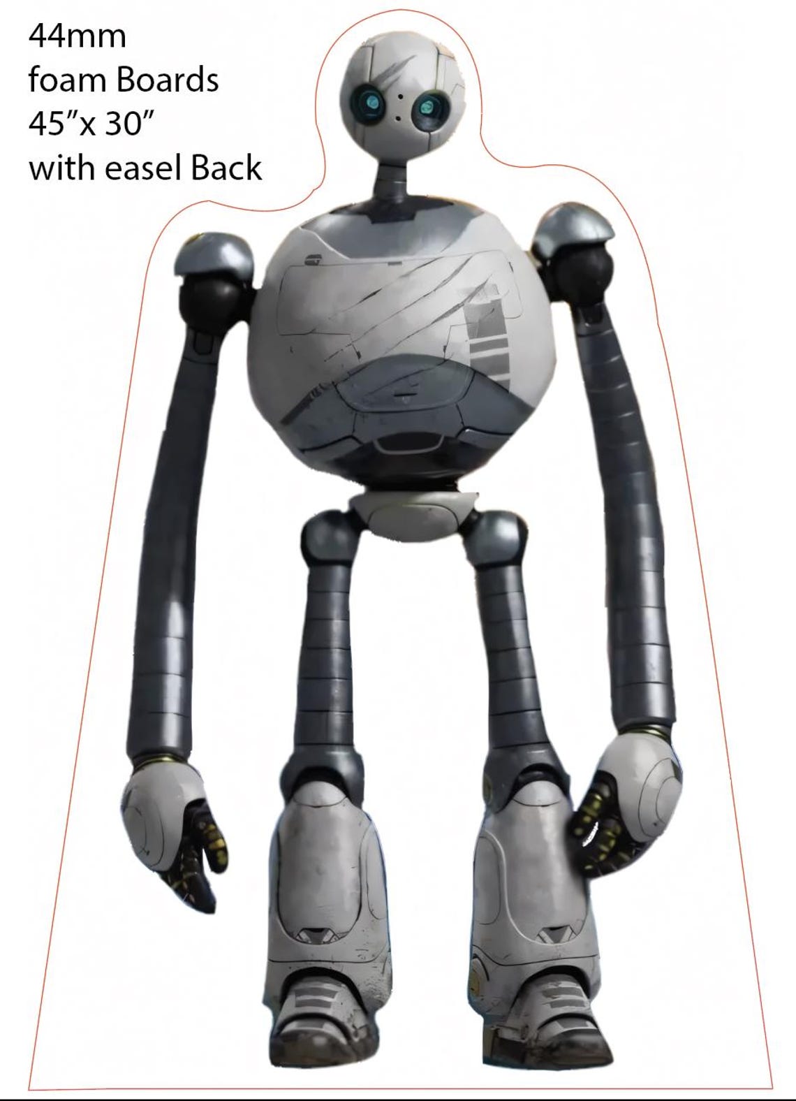 The Wild Robot Vector Art With Die Cut Line - Etsy