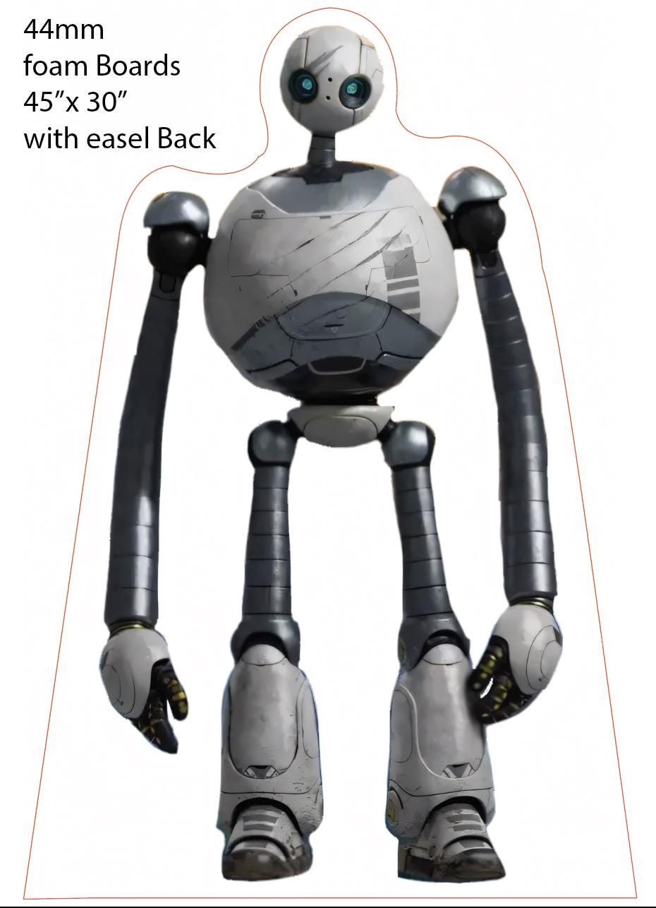 The Wild Robot Vector Art With Die Cut Line - Etsy