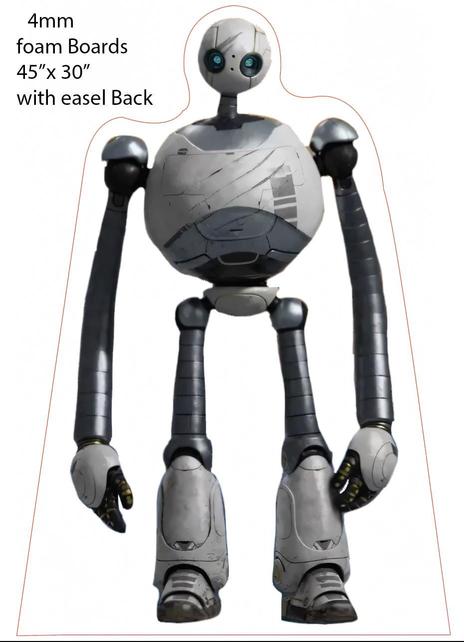 The Wild Robot Vector Art With Die Cut Line - Etsy