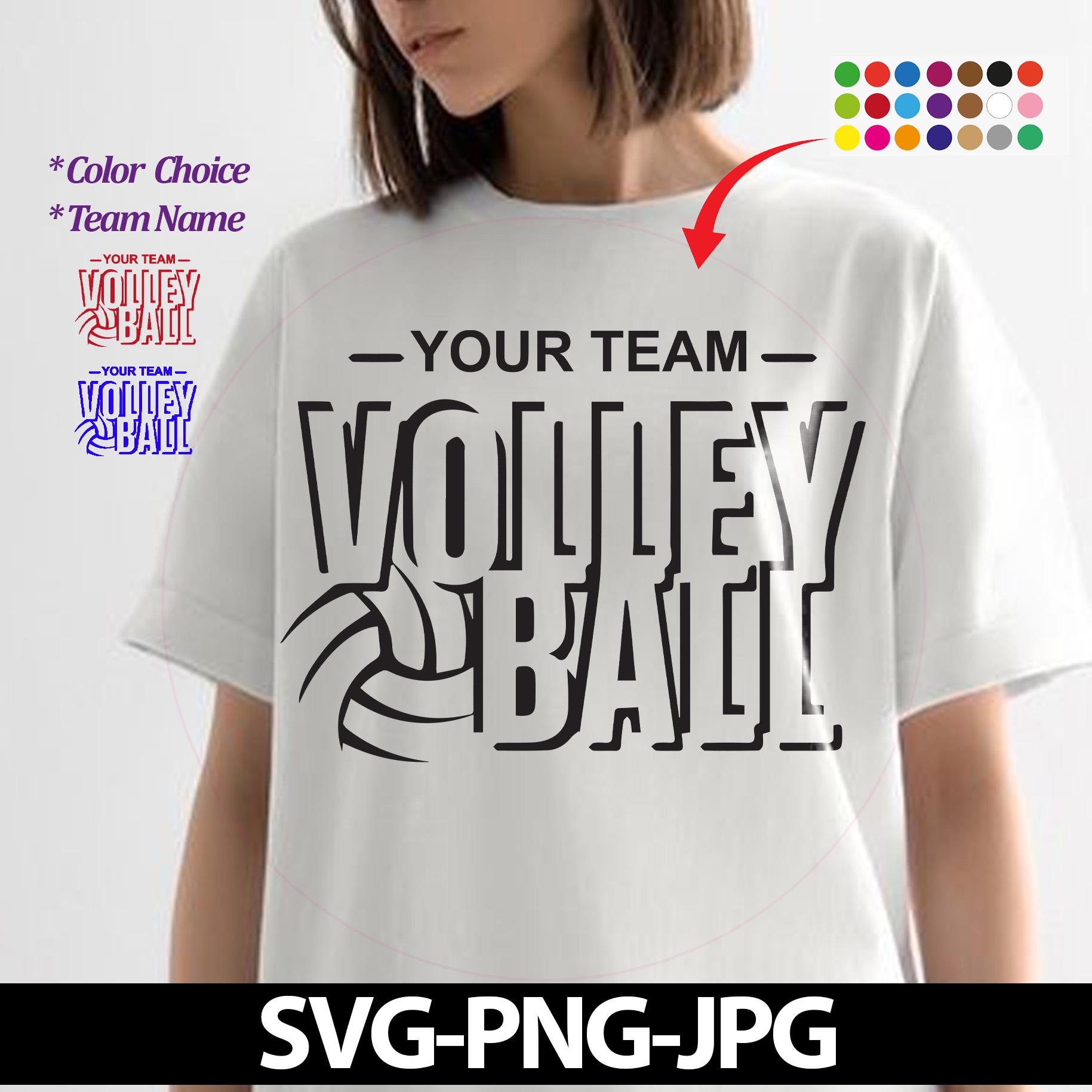 Custom Volleyball Mascot Shirt Team Sports Shirt Volleyball Player Gift ...