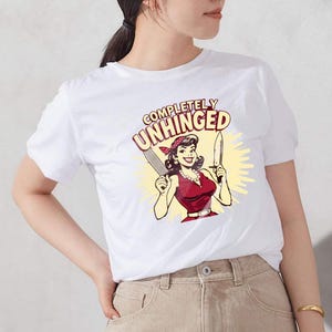 5 Completely Unhinged SVG PNG, Trendy Vintage Retro Housewife Funny ...