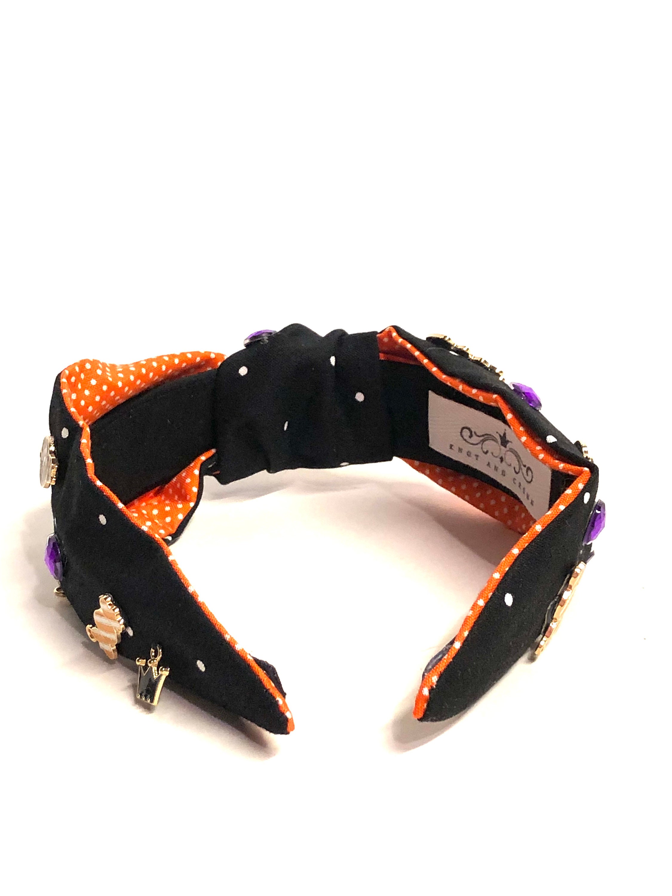 Halloween Knot Headbands/halloween Knotted Headbands/embellished ...