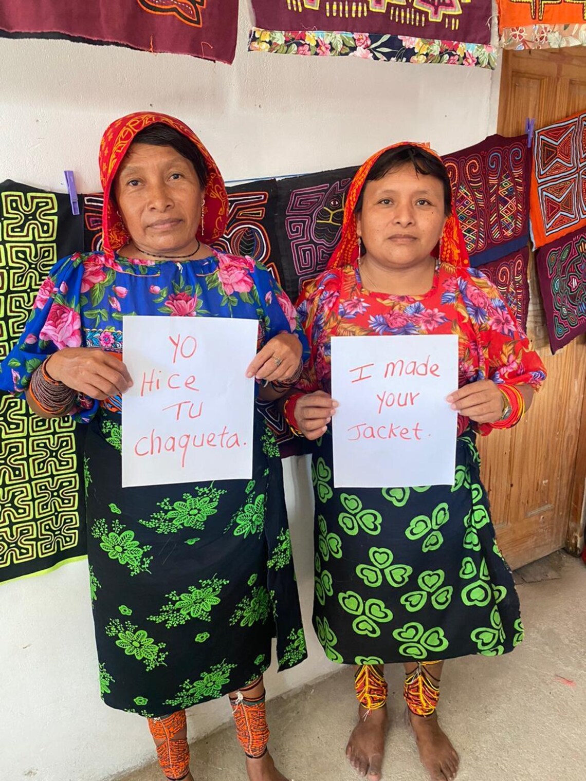 Tapestry Art Set. Molas From Panama. Handmade. Indigenous. Butterflies ...