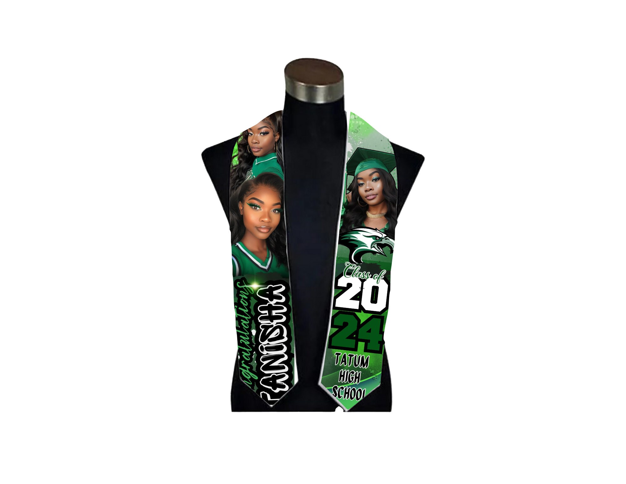 Graduation Stole Editable Mock Up - Etsy
