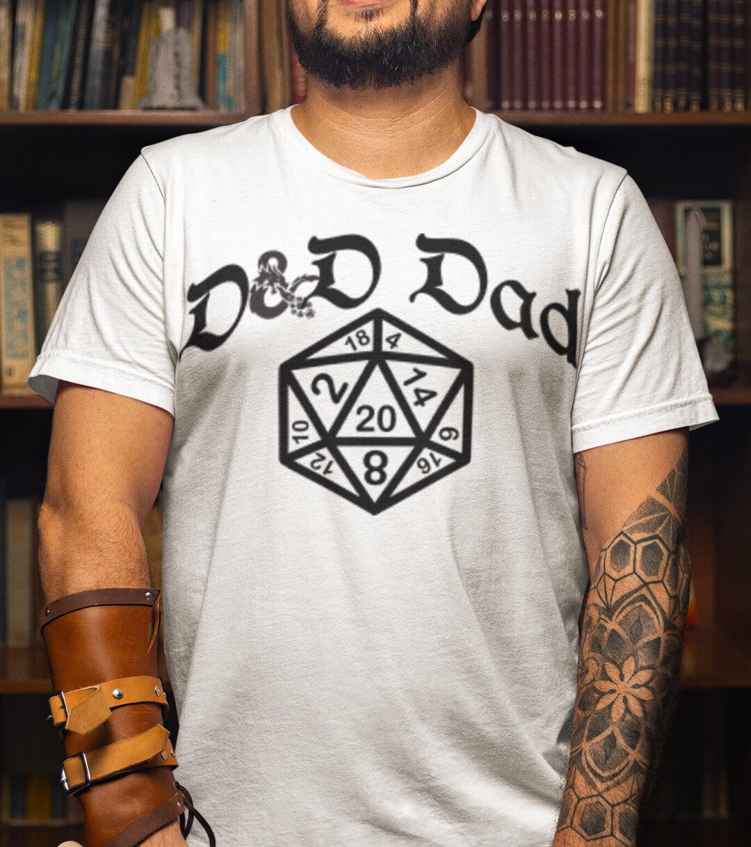D&D Dad Shirt Gift for Dnd Dad Dungeons and Dragons Fathers Day Gift ...
